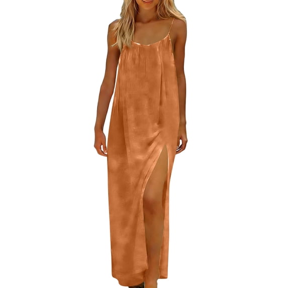 Backless Cami Dresses for Women 2026 - Summer Casual Lounge Open Back ...