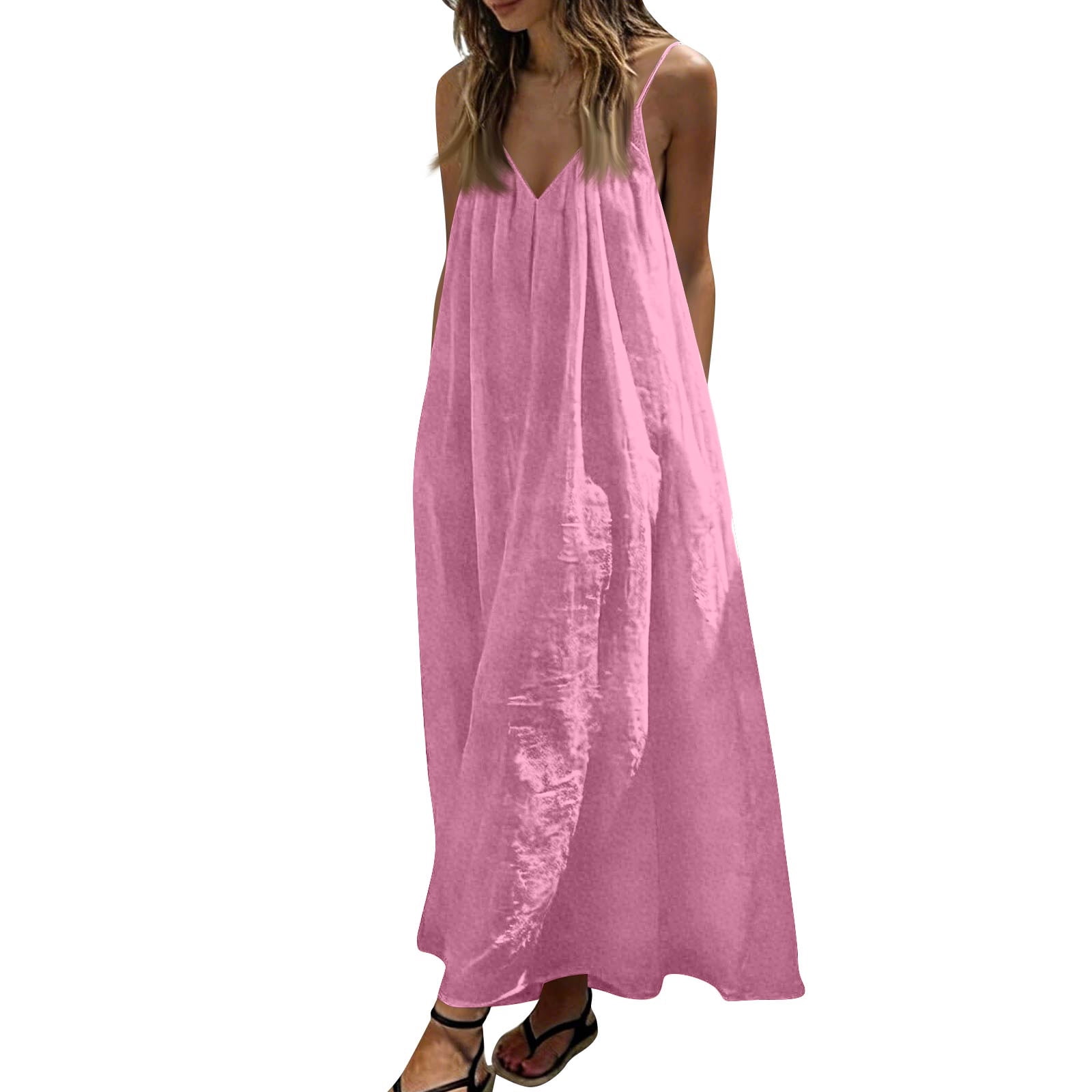 Backless Cami Dresses for Women 2026 Summer Casual Lounge Open Back ...