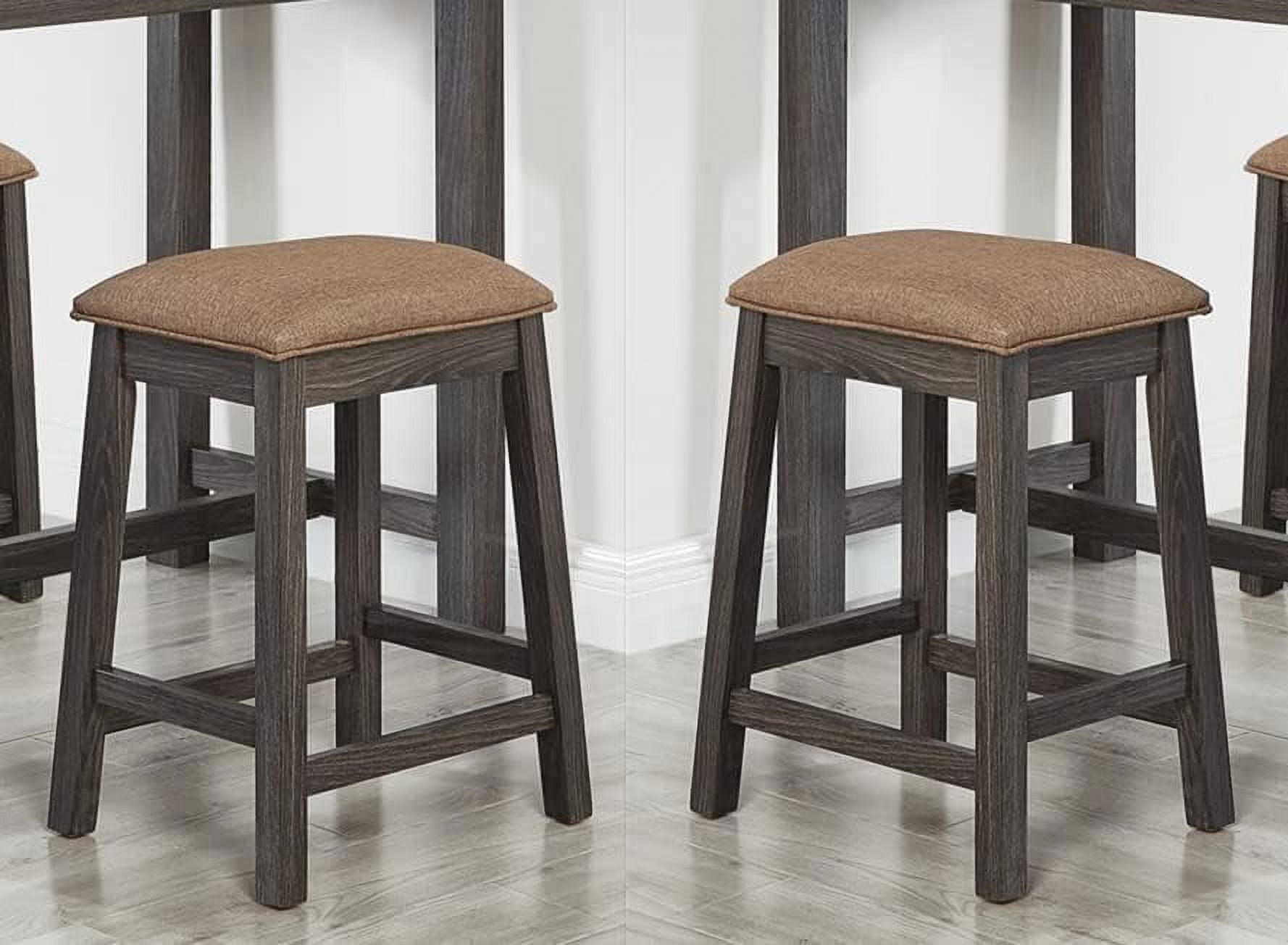 Backless Counter Stool Counter Height Stools 24 Inch Upholstered Bar ...