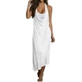Backless Halter Dresses for Women Cowl Neck Sleeveless Loose Fit Flowy ...