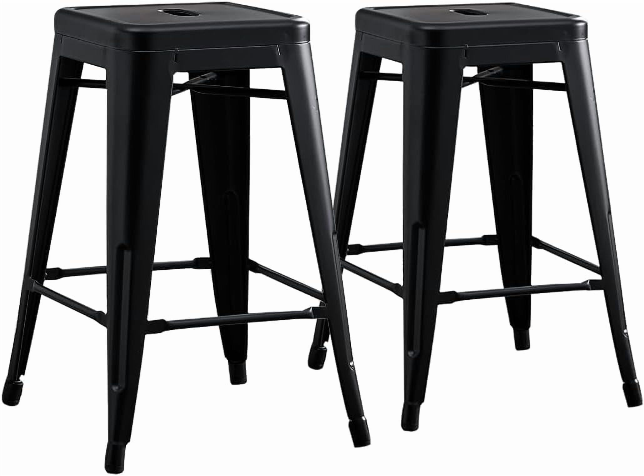 Backless Modern Light Weight Industrial Contemporary Rustic Vintage ...