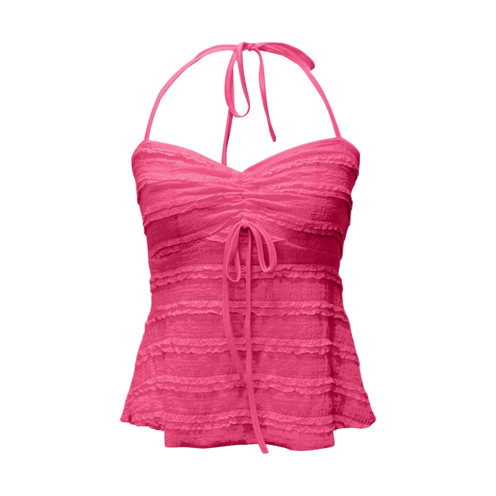 A Backless Short Top with A Bow A Fashionable and Casual Party Vest ...