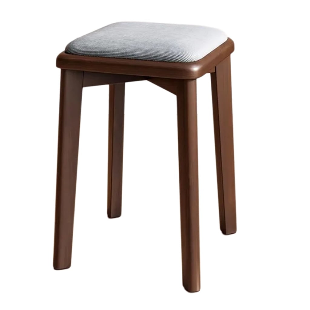 Backless Stools Wooden Stacking Stools Short Stools Chairs Padded Seat ...