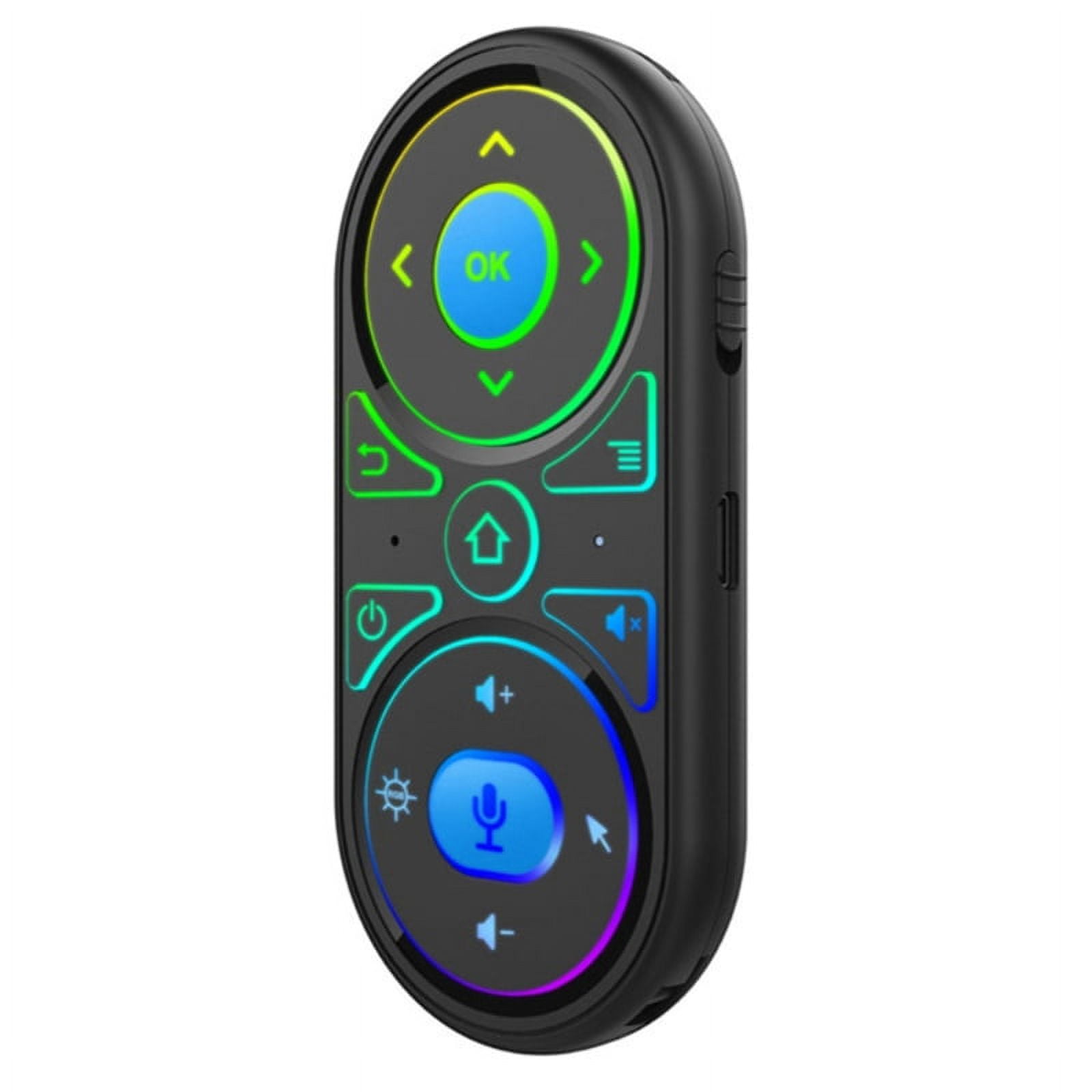 Backlight 2.4G Gyroscope Air Mouse IR Learning Voice Search Gyro Remote ...