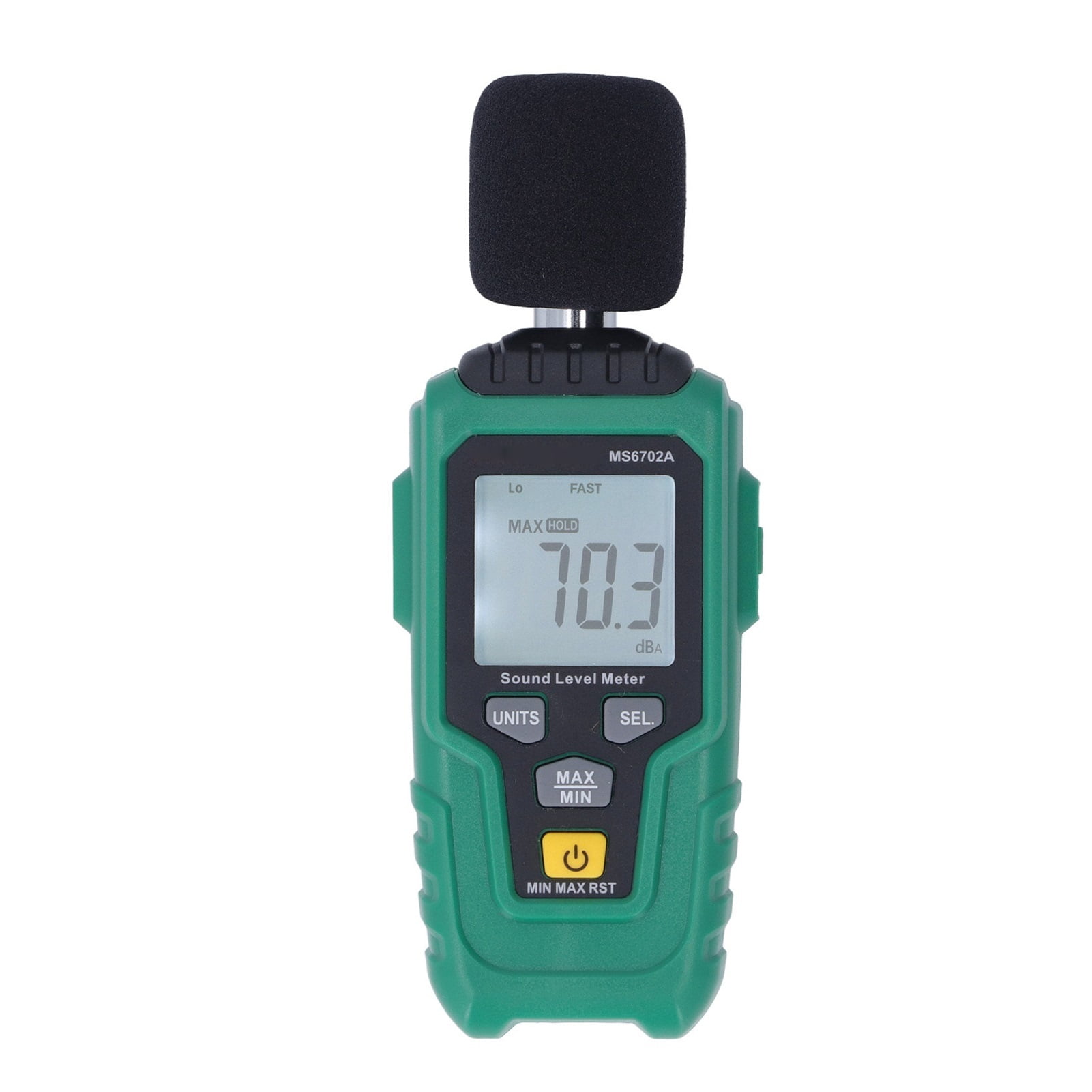 Backlight LCD Digital Sound Level Meter Handheld Decibel Tester ...