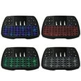 Backlit 2.4GHz Wireless Keyboard Touchpad Mouse Handheld Remote Control ...