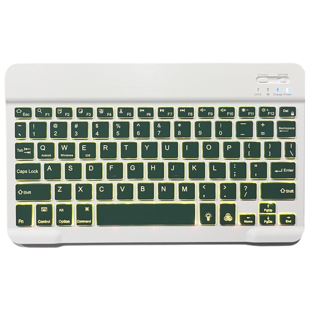 Backlit Bluetooth Keyboard Portable Wireless Keyboard Cordless ...