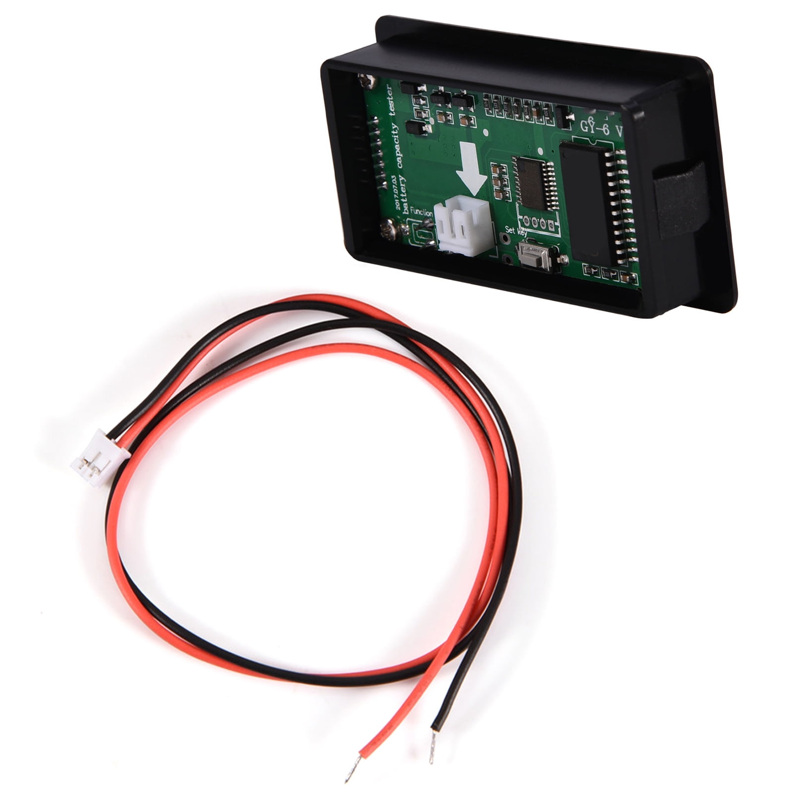 Backlit Green LCD Battery Voltage Capacity Tester Monitor - Walmart.com