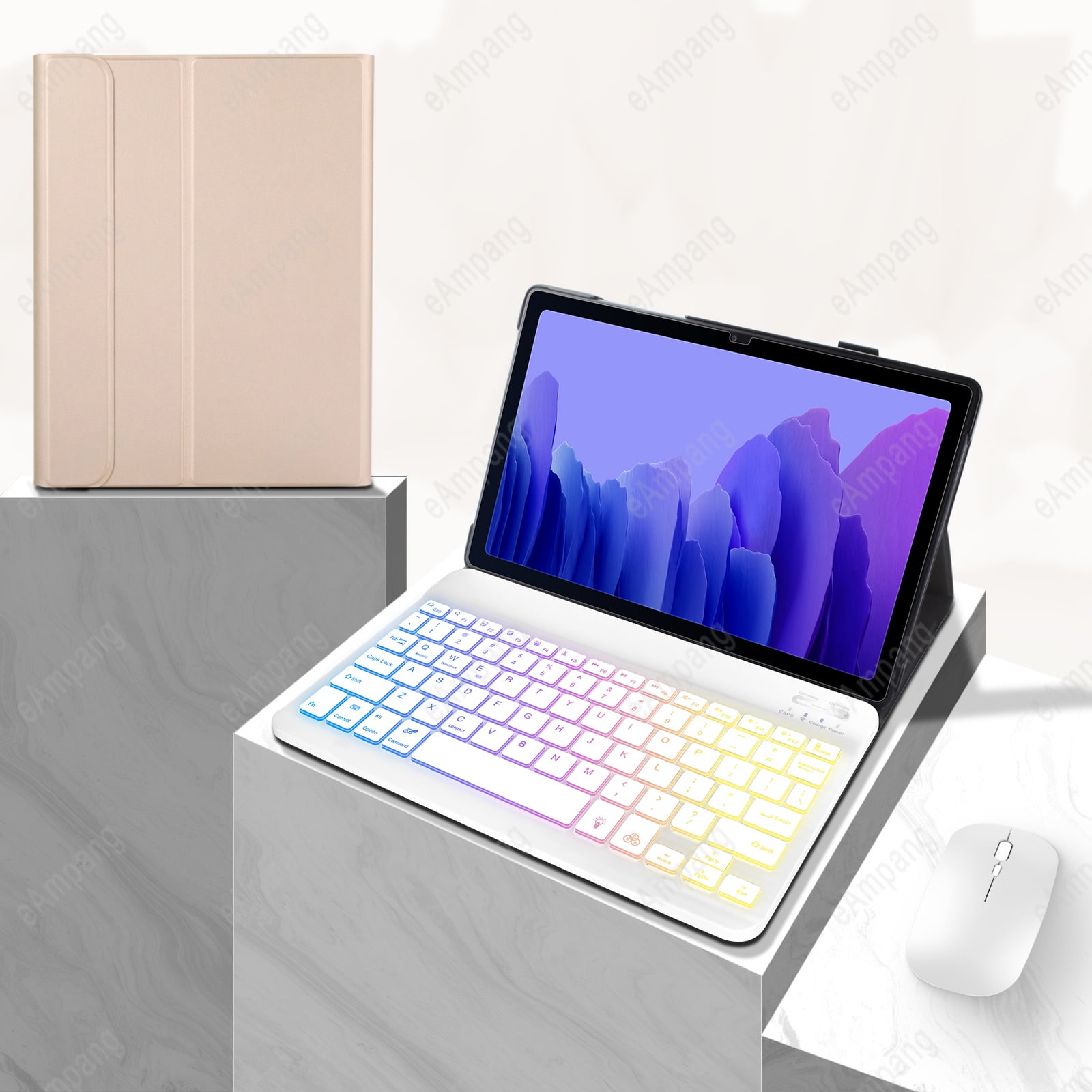 Backlit Keyboard Case Mouse For Samsung Galaxy Tab A8 A7 S6 Lite Tab S7 S6 S5e A6 10.1 A 10.5 ...