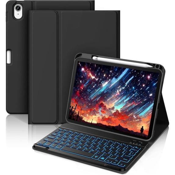 Backlit Keyboard Case for iPad 9th / 8th / 7th Generation 10.2 inch ...