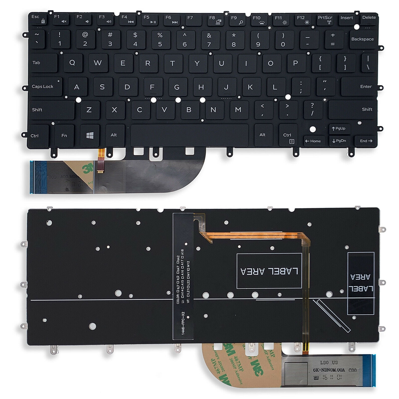 Backlit Keyboard For Dell Inspiron 13-7347 13-7348 13-7352 13-7353 13 ...