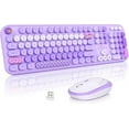 Backlit Large Print Wireless Keyboard and Mouse Combo, 2.4G Full Size ...