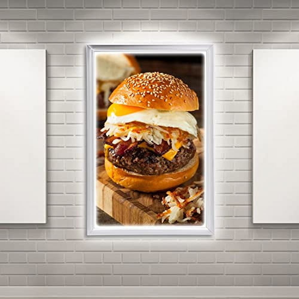 Backlit Movie Poster Art Picture Frame 24" x 36" Photo Frame LED Light ...