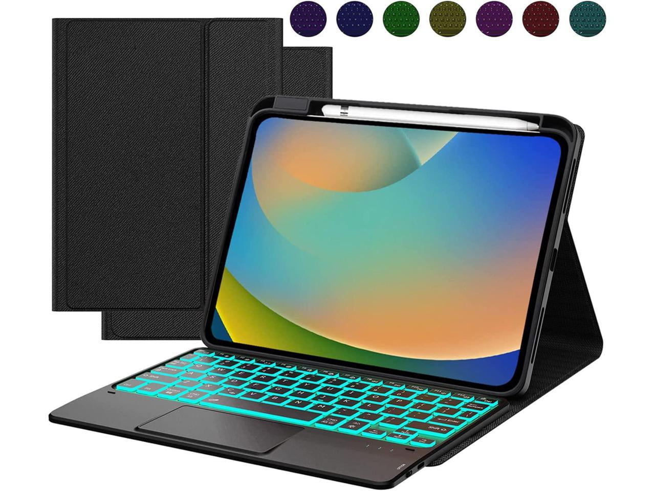 Backlit Touch Case with Keyboard for iPad 10th Generation 10.9 inch ...