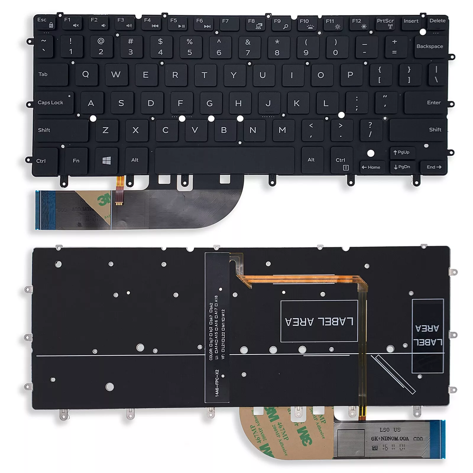 Backlit US Keyboard For Dell Inspiron 13-7347 13-7348 13-7352 13-7353 ...