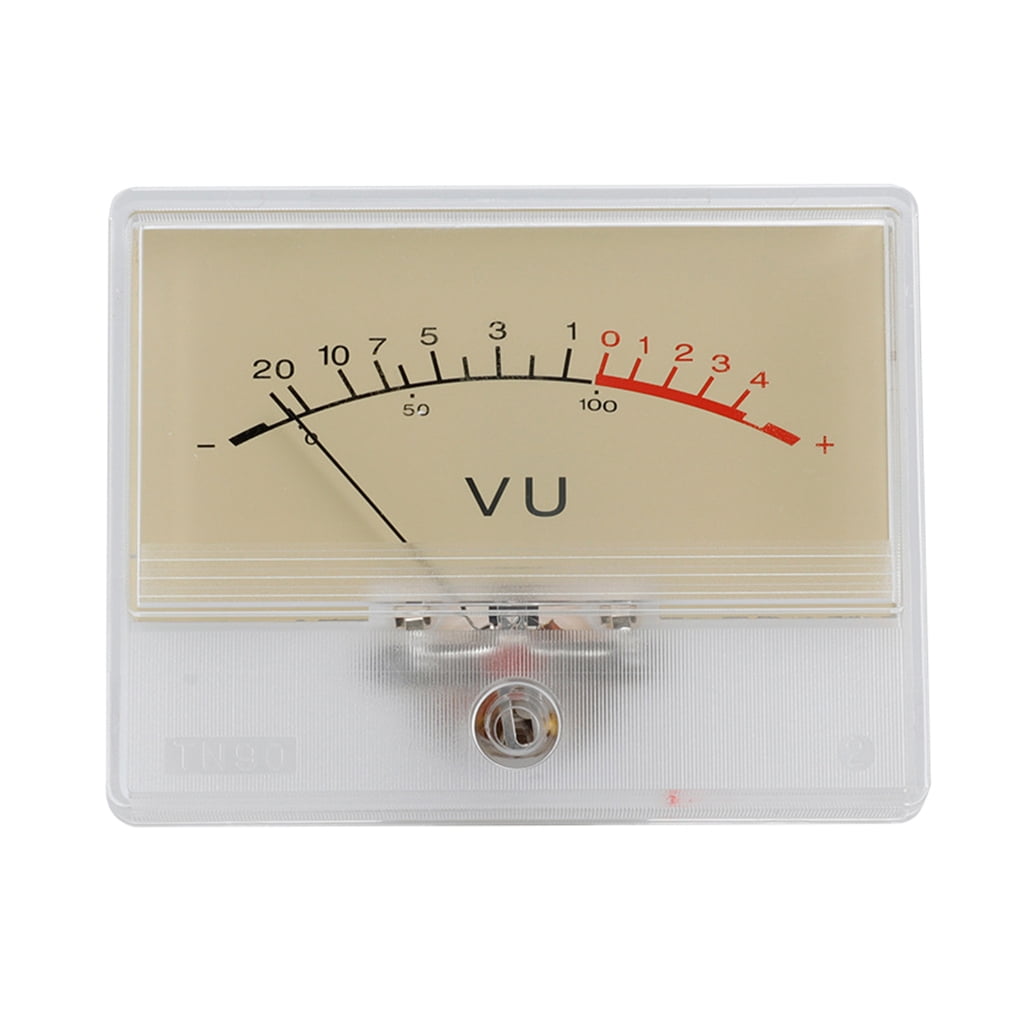 Backlit VU Level Meter 500uA Pointer Digital DB- Tube Amplifier Meter ...