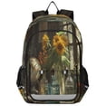 Backpack 12.9 *5.1 * 17.7 Inches Outing Backpack, Shopping Backpack ...