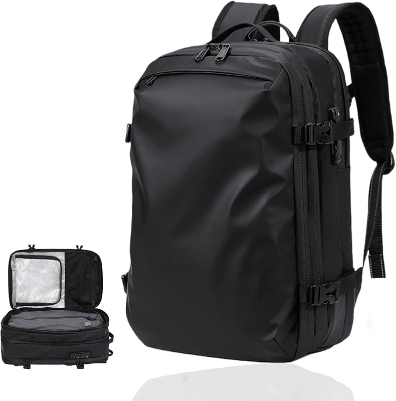 Backpack,2025 New 60L Expandable Vacuum Compression Bag with Electric ...