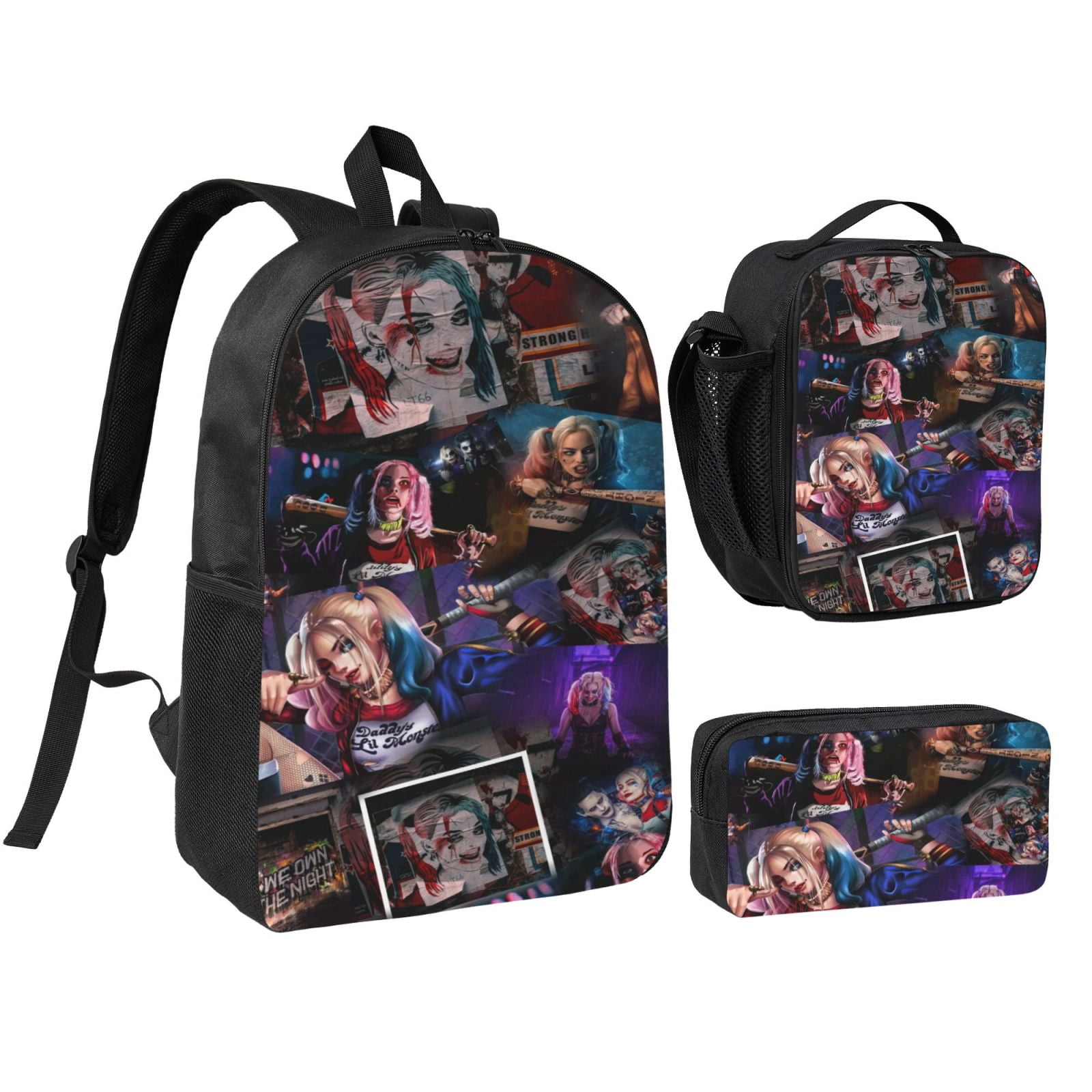 Backpack 3Pcs Set, Fashion Large Capacity Travel Laptop Bag, Cute ...