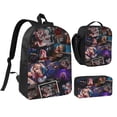 Backpack 3Pcs Set, Fashion Large Capacity Travel Laptop Bag, Cute ...
