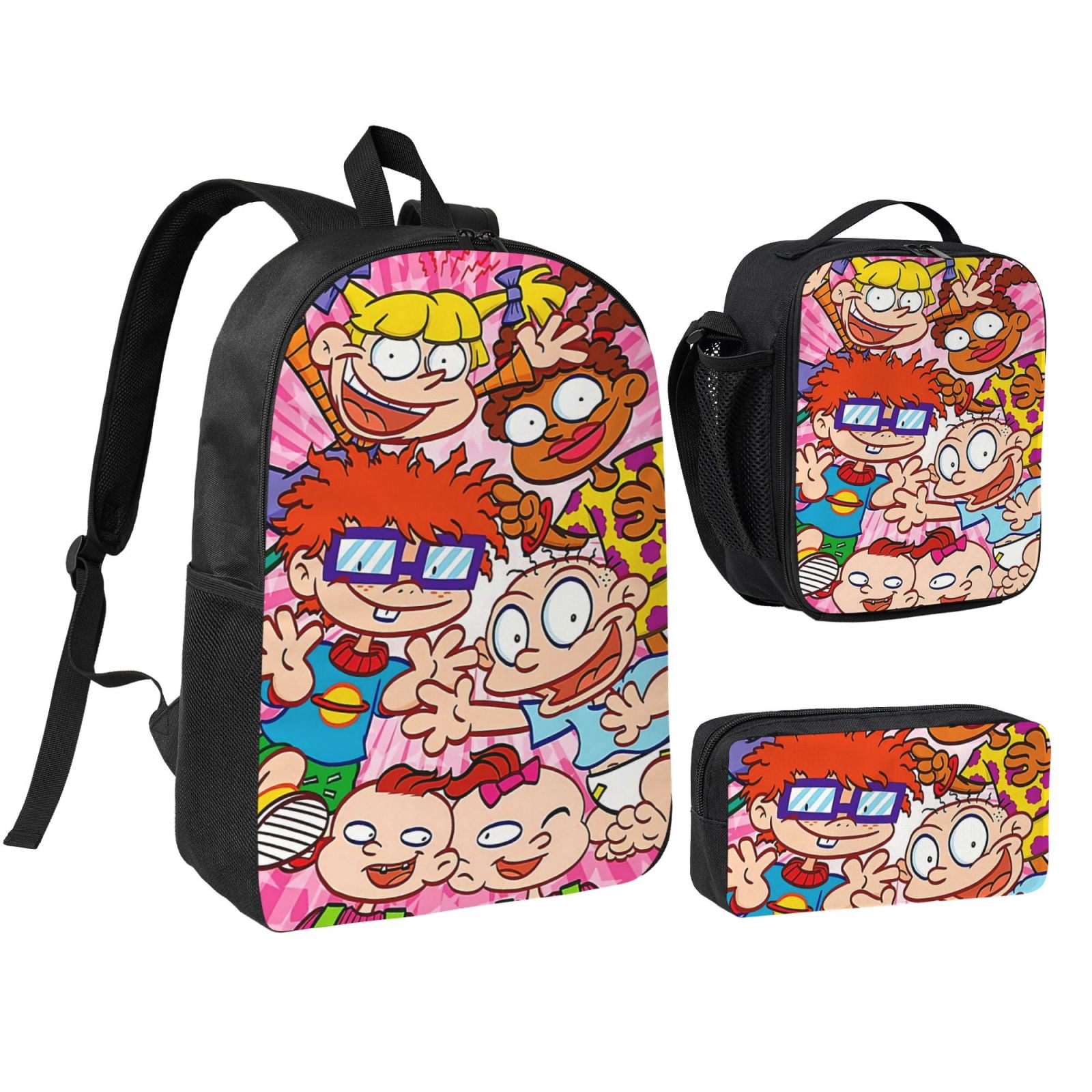 Backpack 3Pcs Set, Fashion Large Capacity Travel Laptop Bag, Cute ...
