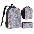 Backpack 3Pcs Set, Fashion Large Capacity Travel Laptop Bag, Cute ...