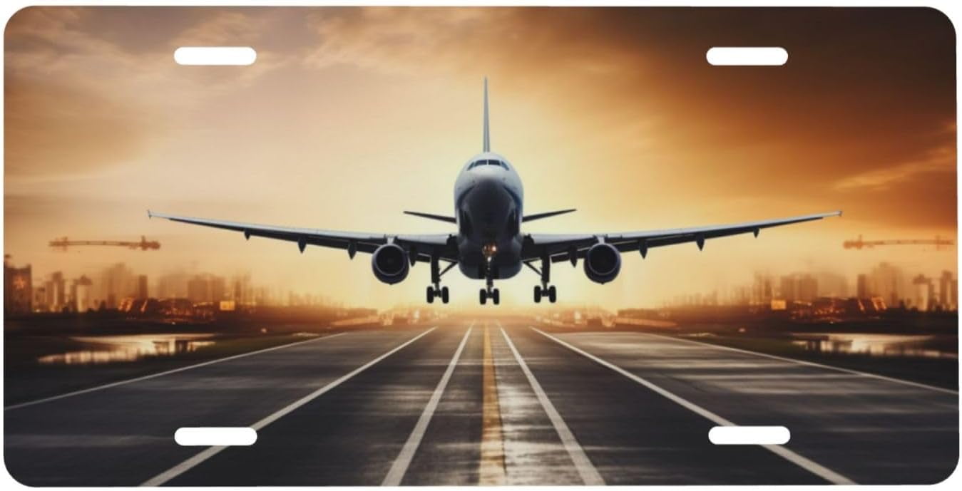 Backpack Airplane License Plate Decorative Car Front License Plates ...