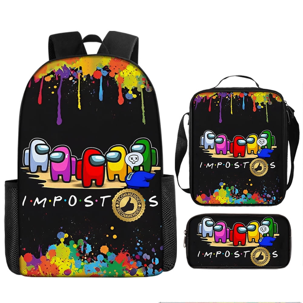 Backpack Among us Cartoon Anime Backpack - Walmart.com