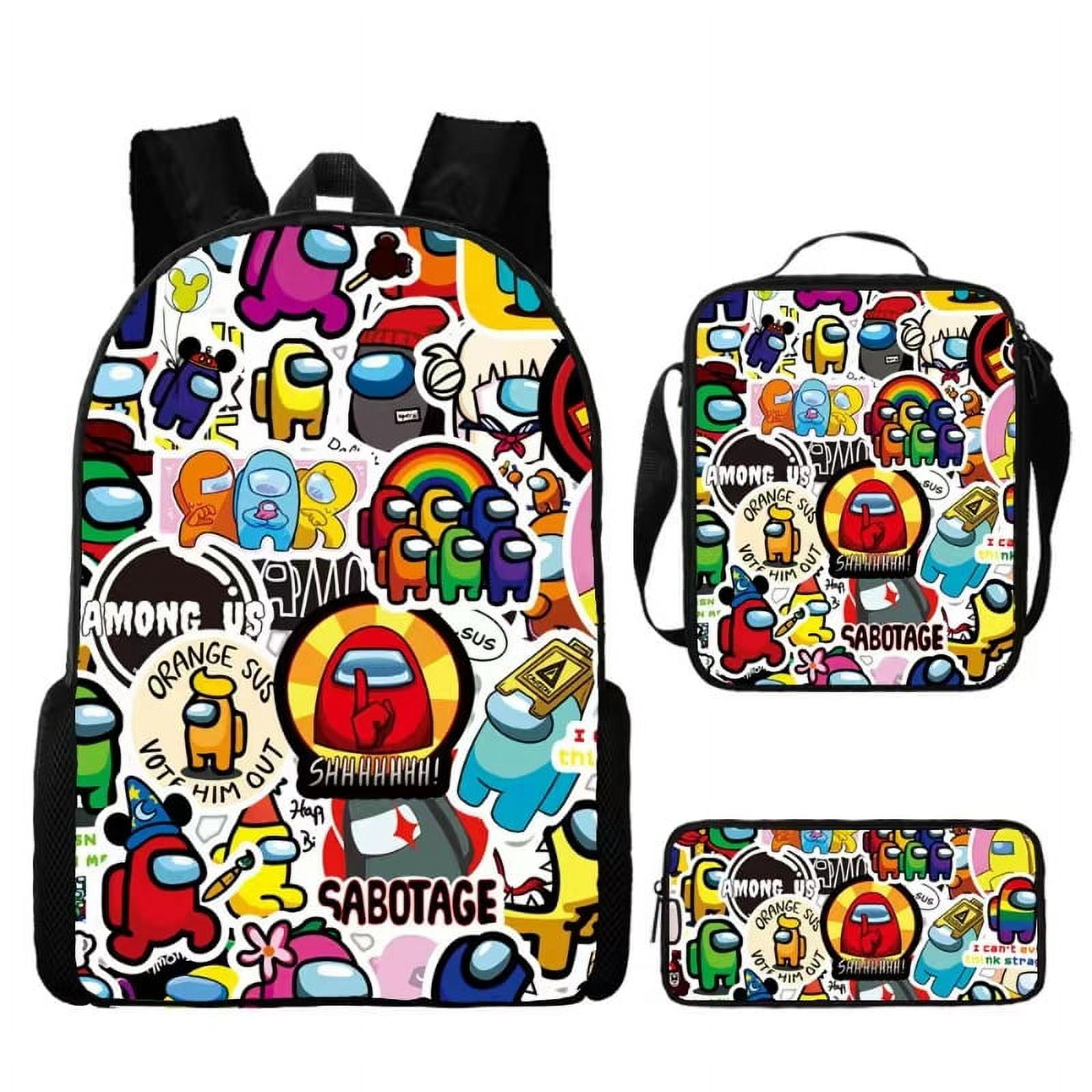 Backpack Among us Cartoon Anime Backpack - Walmart.com