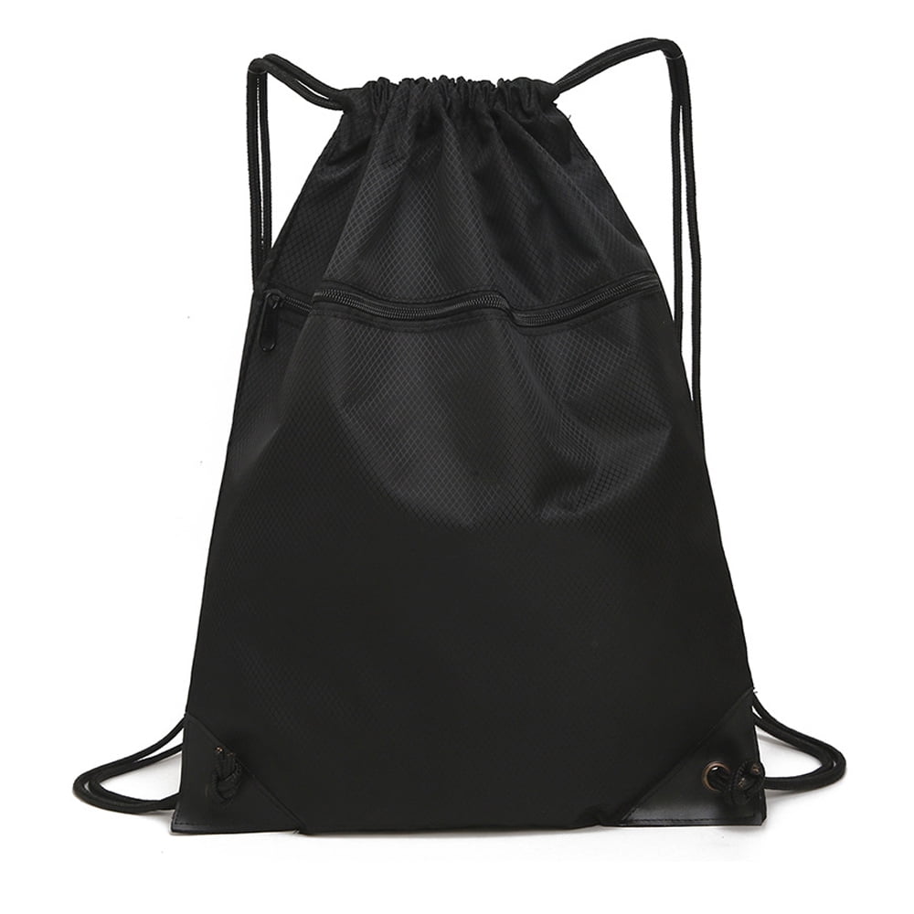 Backpack Bag, Waterproof Swimming Draw String Back Sack with Zip Pocket ...
