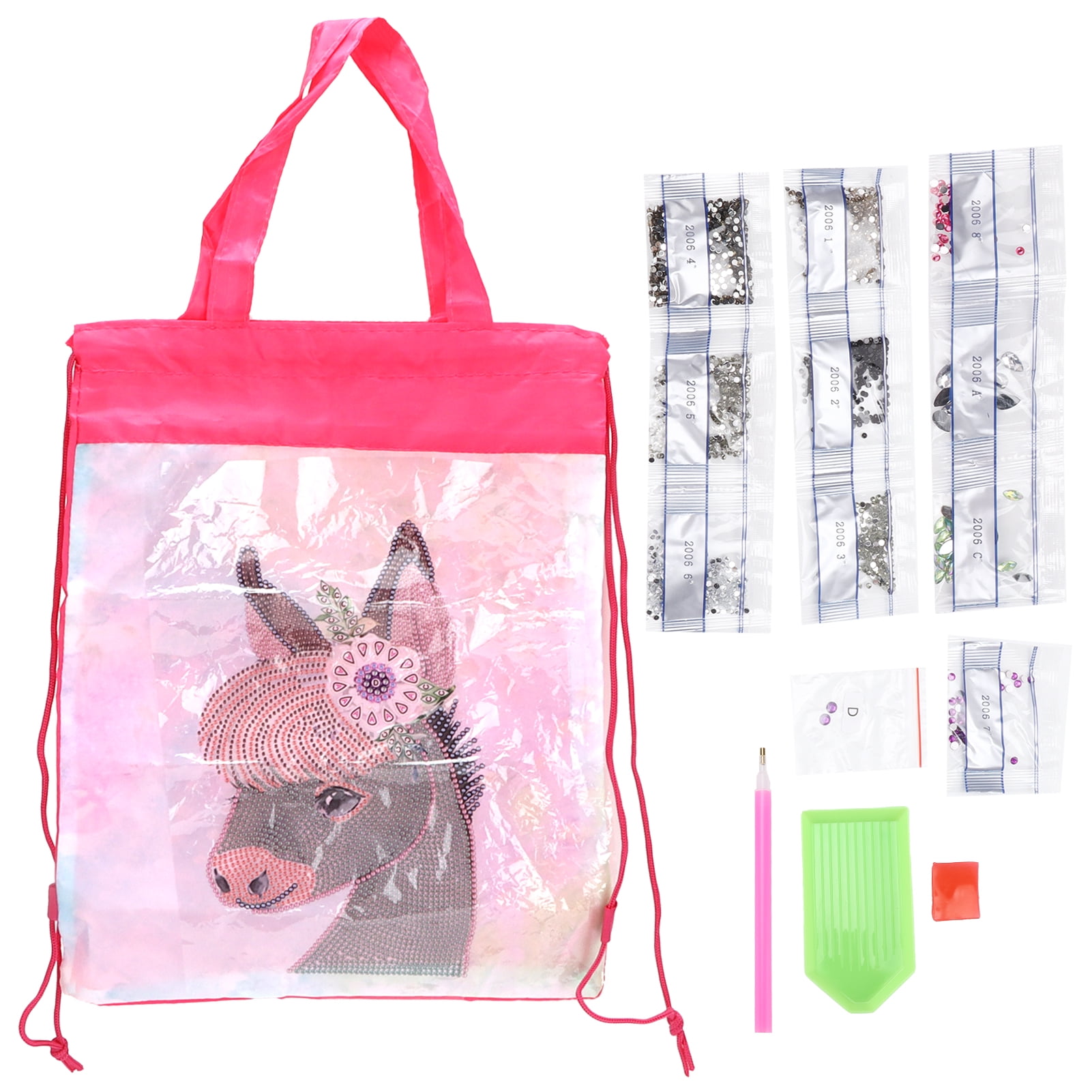 Backpack Bag WearResistant Large Capacity Rhinestones Painting ...