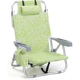 Backpack Beach Chair, 5 Level Adjustable Positions Beach Chair with ...