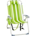 Backpack Beach Chair, 5 Level Adjustable Positions Beach Chair with ...
