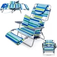 Backpack Beach Chair for Adults, Lightweight Portable Lay Flat Folding ...
