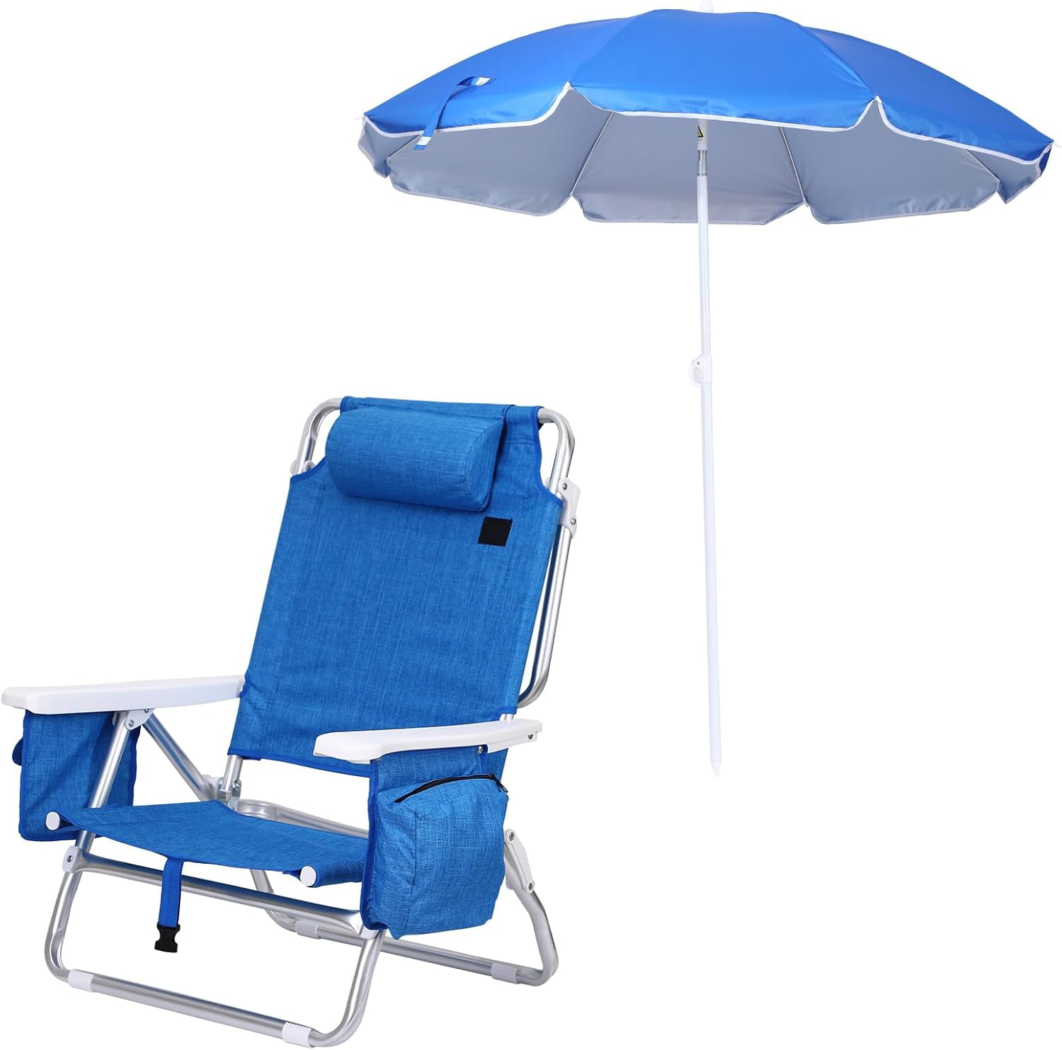Backpack Beach Chair, Sand Chair, Beach Chairs for Adults, 7-Position ...