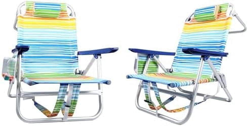 Backpack Beach Chairs for Adults,1/2 Pack Folding Heavy Duty Camping ...