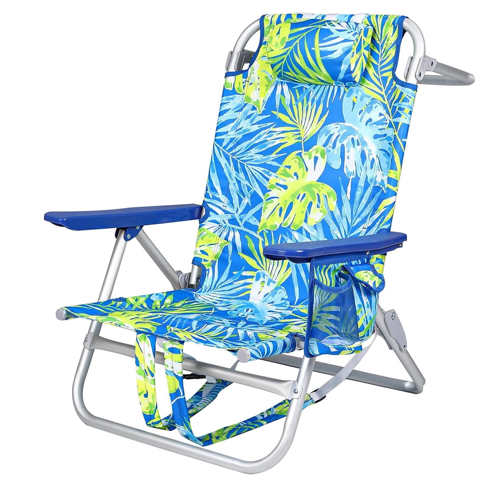 Backpack Beach Chairs for Adults,1/2 Pack Folding Heavy Duty Camping ...