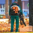 Backpack Blower, 63CC Gas Powered Leaf Blower with 665 CFM & Mph Idle ...