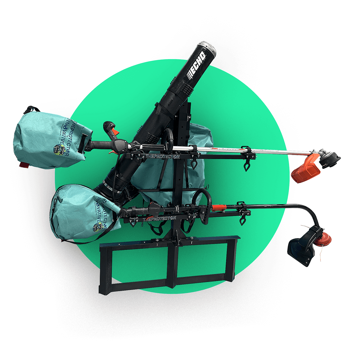 Backpack Blower & Weed Wacker Mounting Bracket, Trailer mount kit ...