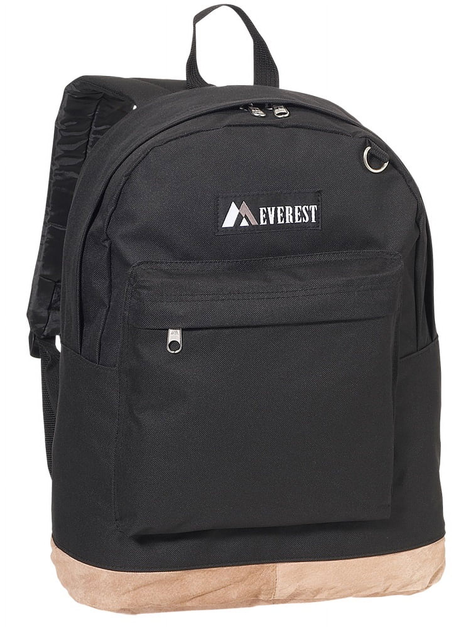 Everest Suede Bottom Backpack, Red - Walmart.com