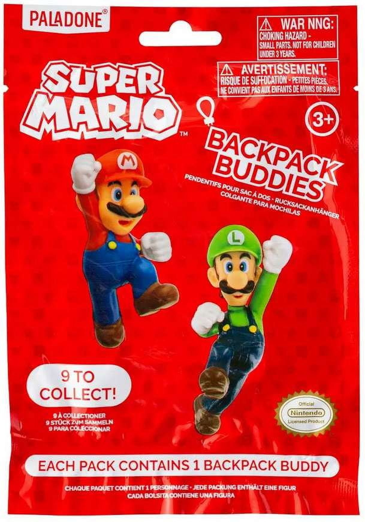 Nintendo Super Mario Backpack Buddies Keychain Blind Pack - 1 Random ...
