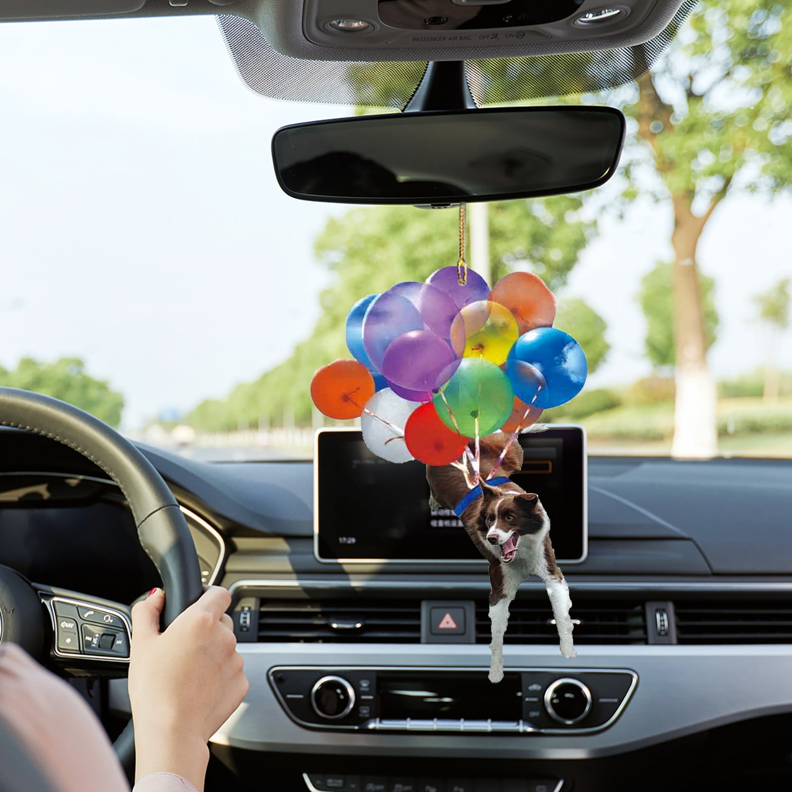 Backpack Car Flying Pendant Home Hanging Bubbles Decoration Dog ...