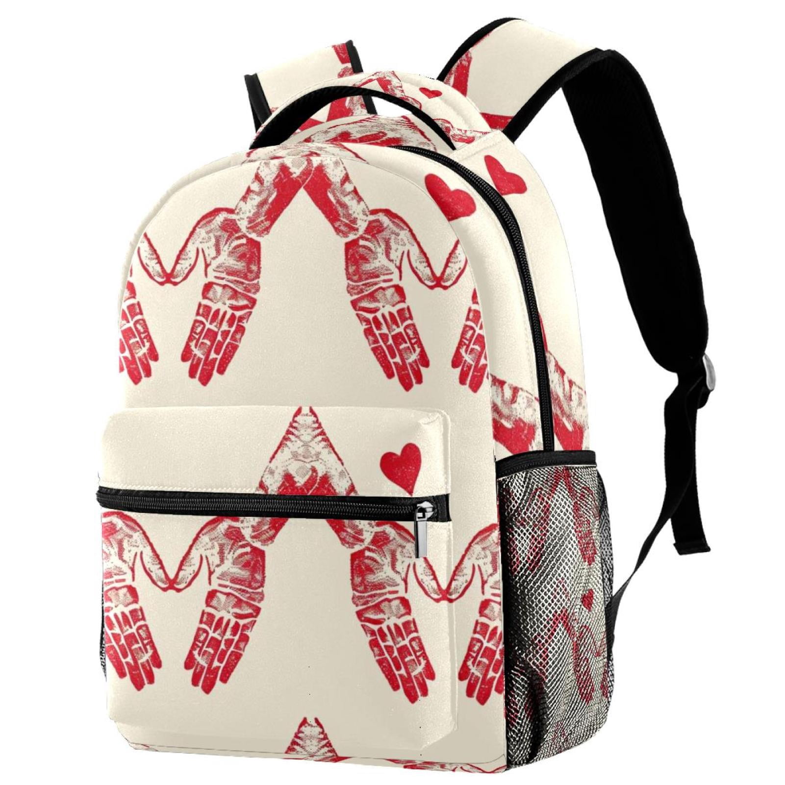 Backpack Casual Sports Daypack Travel School Bag with Multiple Pockets ...