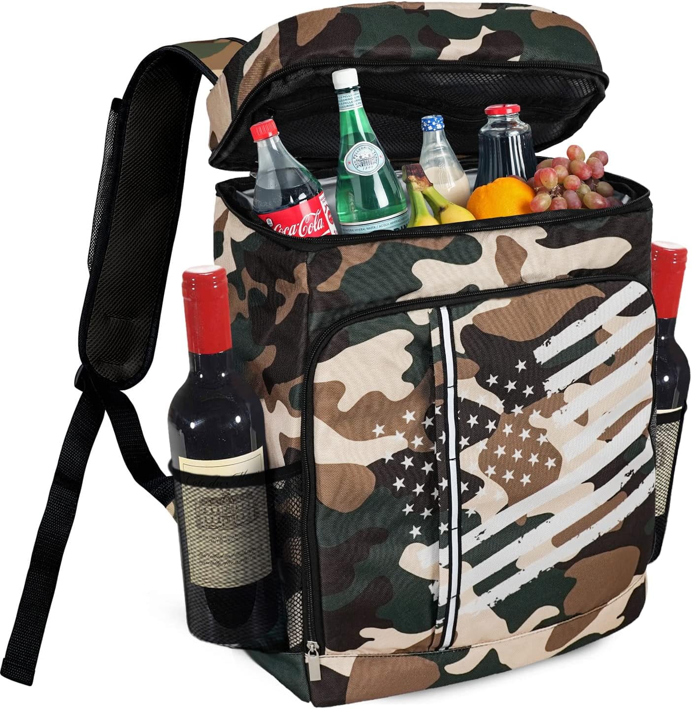 Backpack Cooler for Men - 30 Cans Lunch Cooler Bag for Work - Soft ...