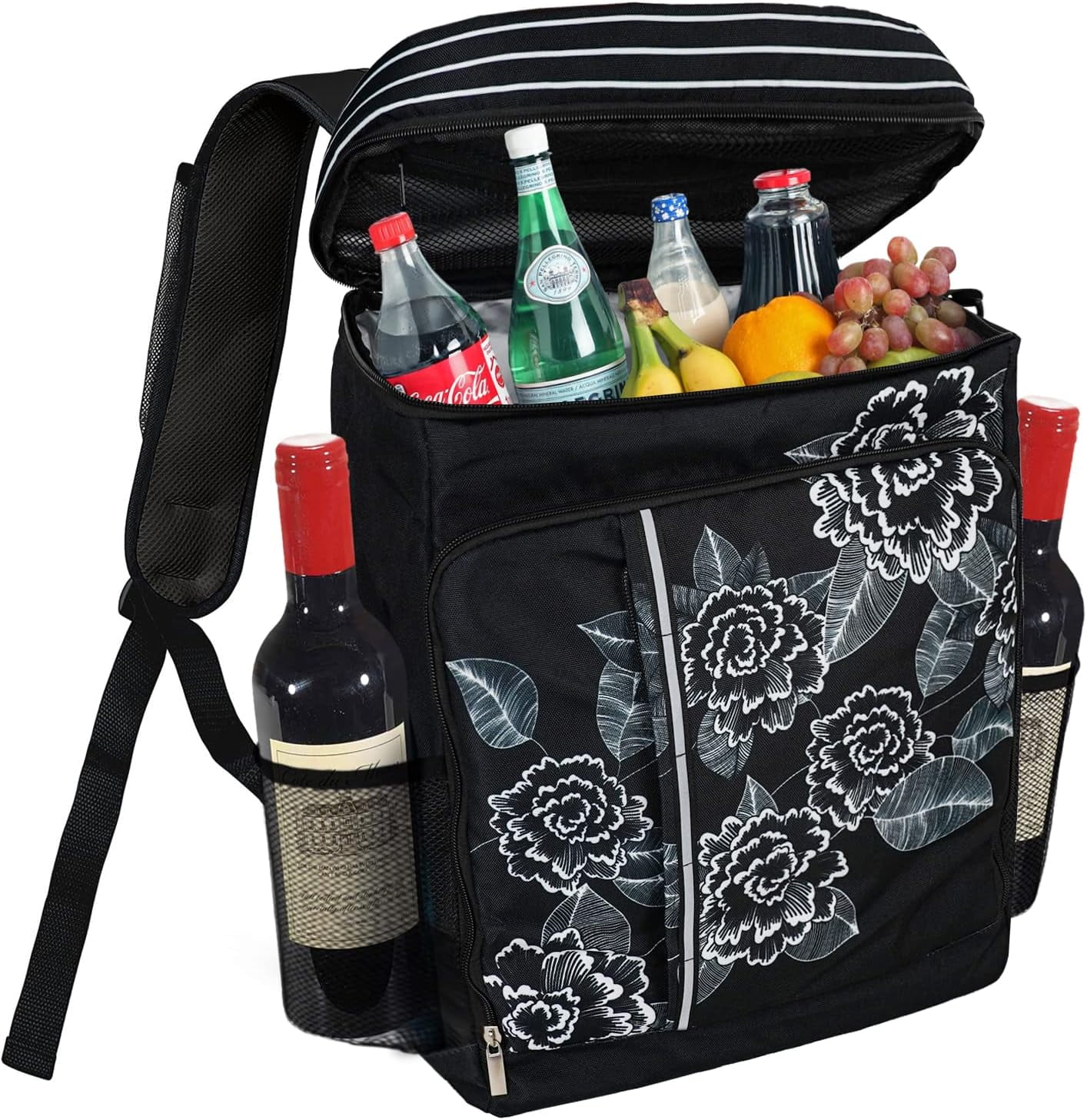 Backpack Cooler for Women - 30 Cans Lunch Cooler Bag for Work - Soft ...