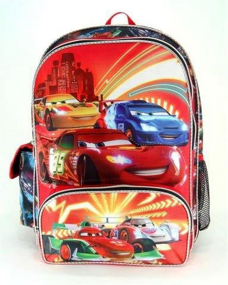 Disney Pixar Cars McQueen Neontech V2 Large School Backpack for Kids ...
