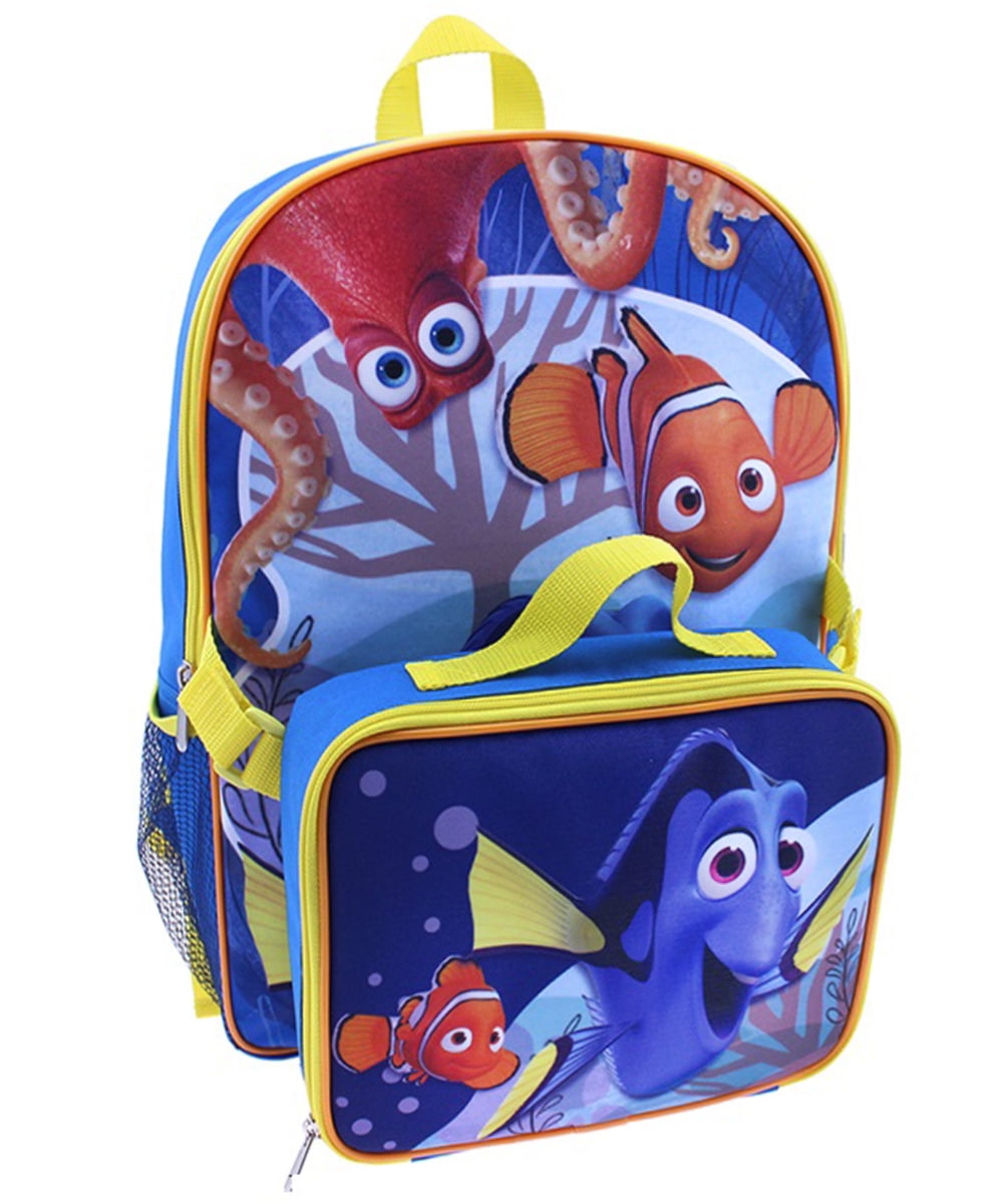 Backpack - Disney - Finding Dory - 16" Blue w/Lunch Bag Set New 413193 ...