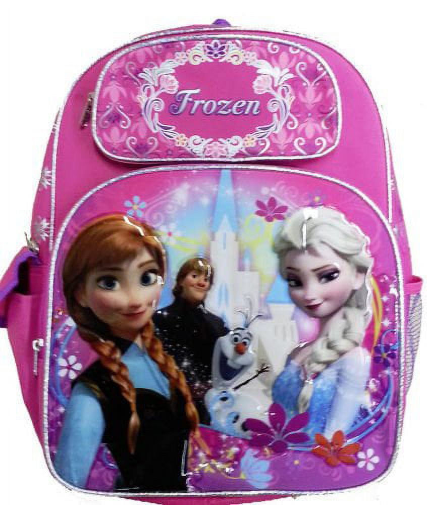 Backpack - Disney - Frozen Princess Elsa, Anna & Olaf Large School Bag ...