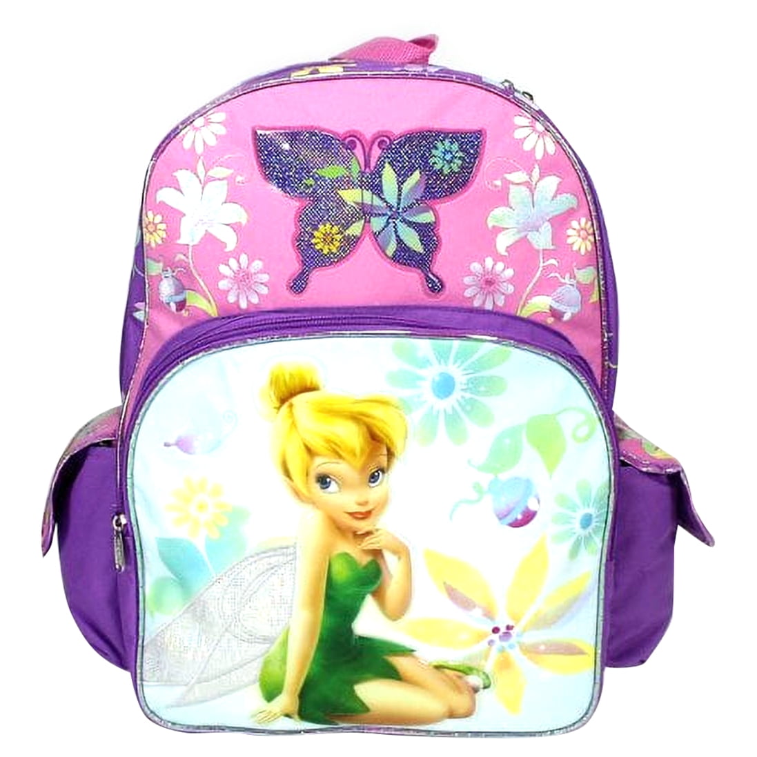 Disney Tinkerbell Magic Butterfly Large Backpack - Kids School Bookbag ...