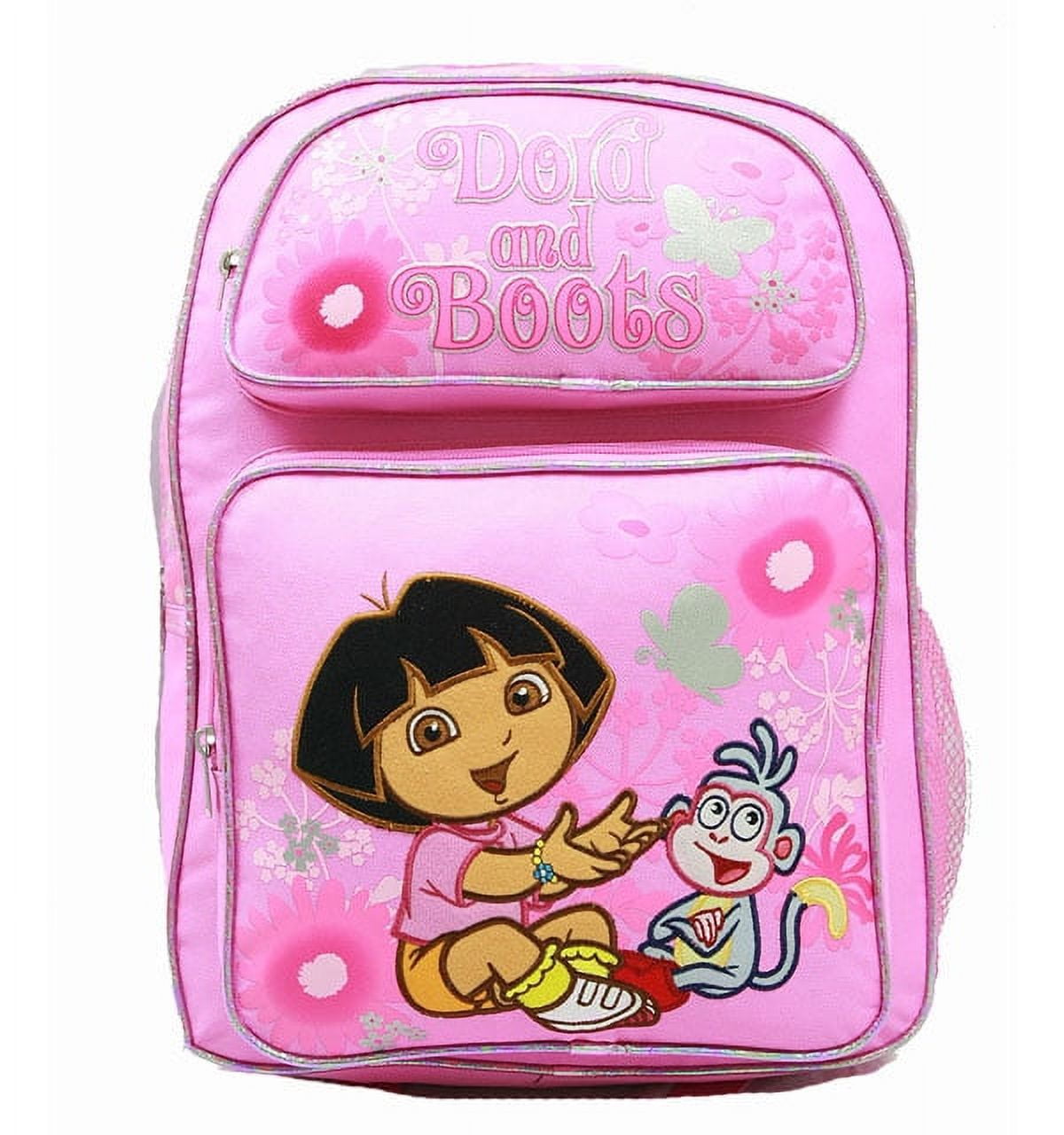 Backpack - Dora the Explorer - Laughing w/Boots Flowers (Large Bag) New ...